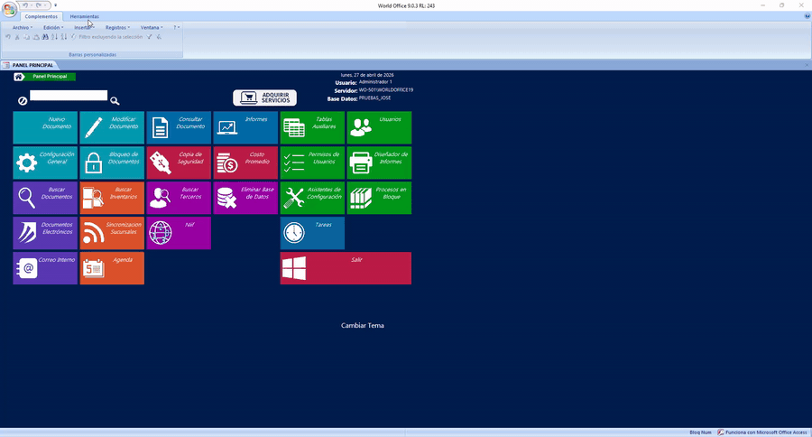 Guía de Actualización · World Office